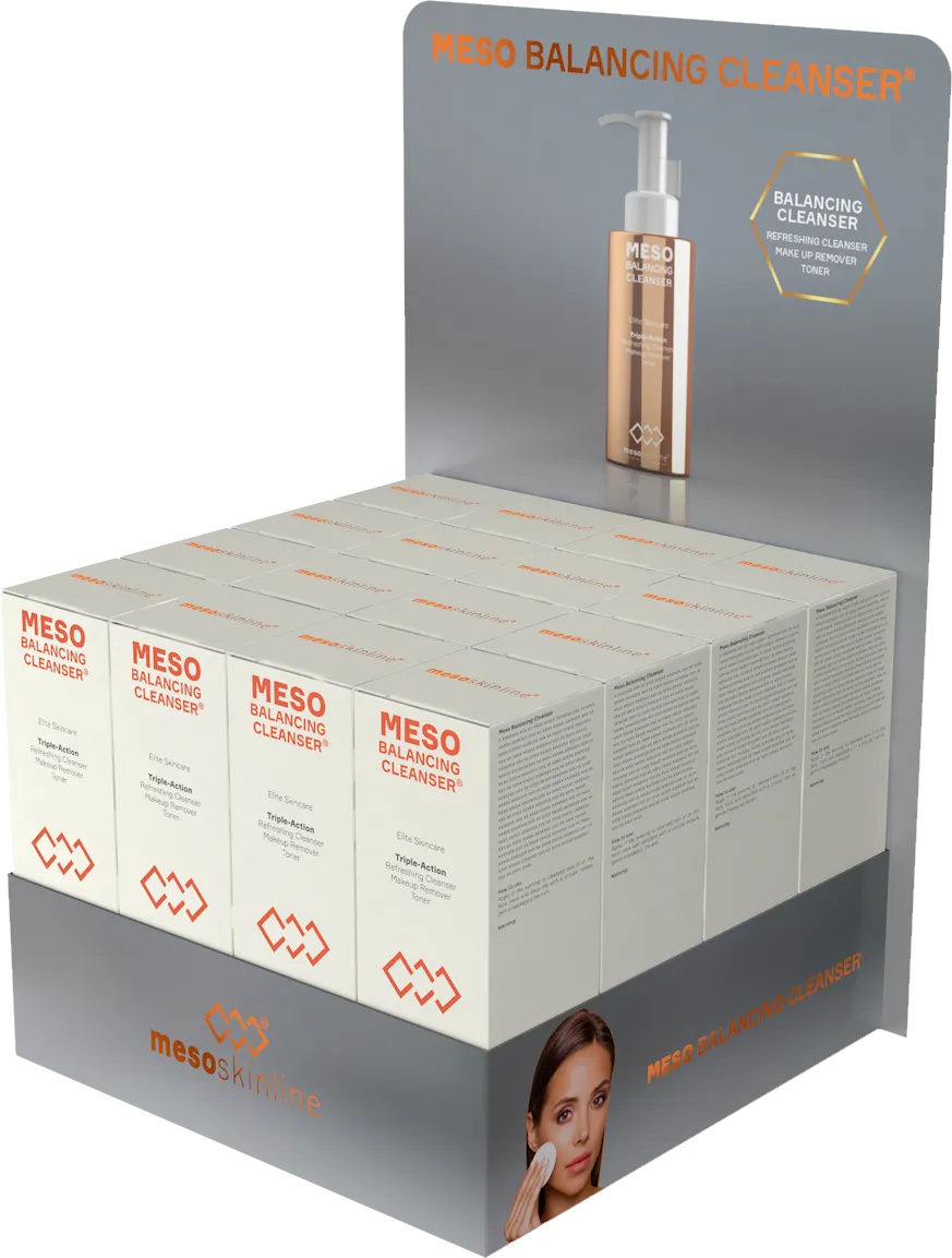 Meso Balancing Cleanser Display – Mesoskinline